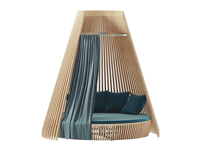 Triangular dining table 150x150 - Bold | Ethimo